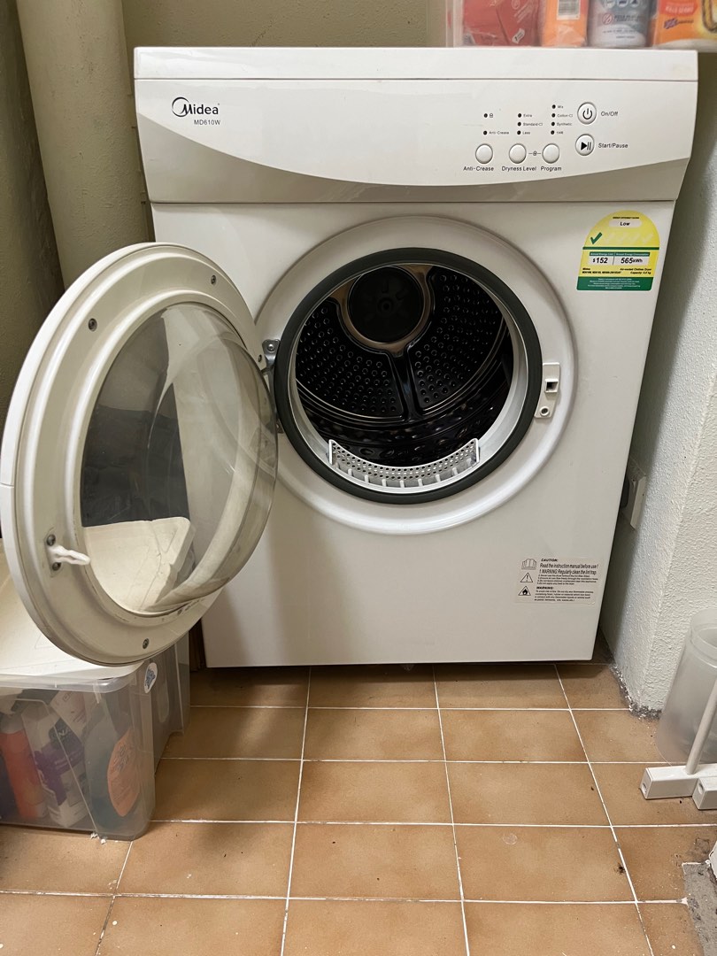 Midea dryer, TV & Home Appliances, Washing Machines and Dryers on Carousell