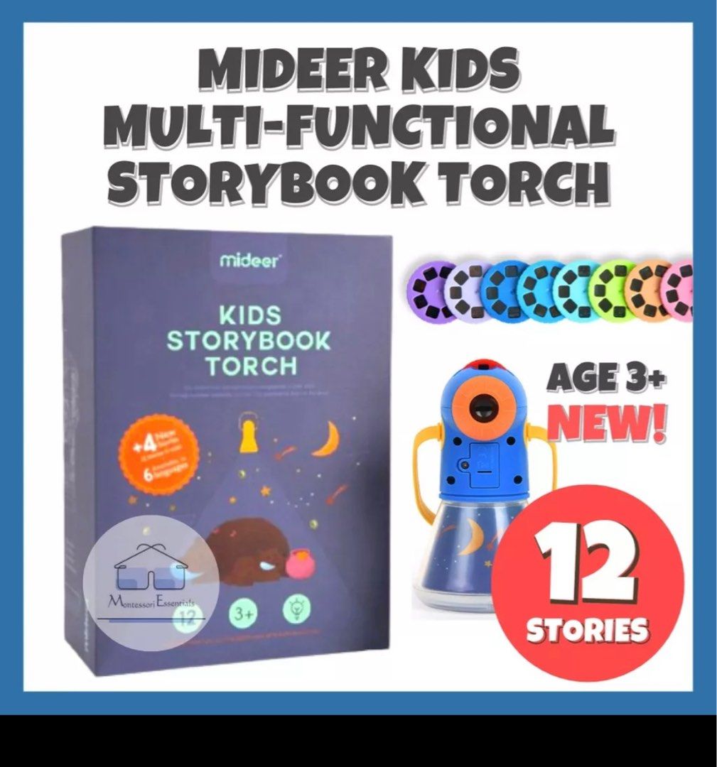 Mideer kids storybook torch, Hobbies & Toys, Toys & Games on Carousell