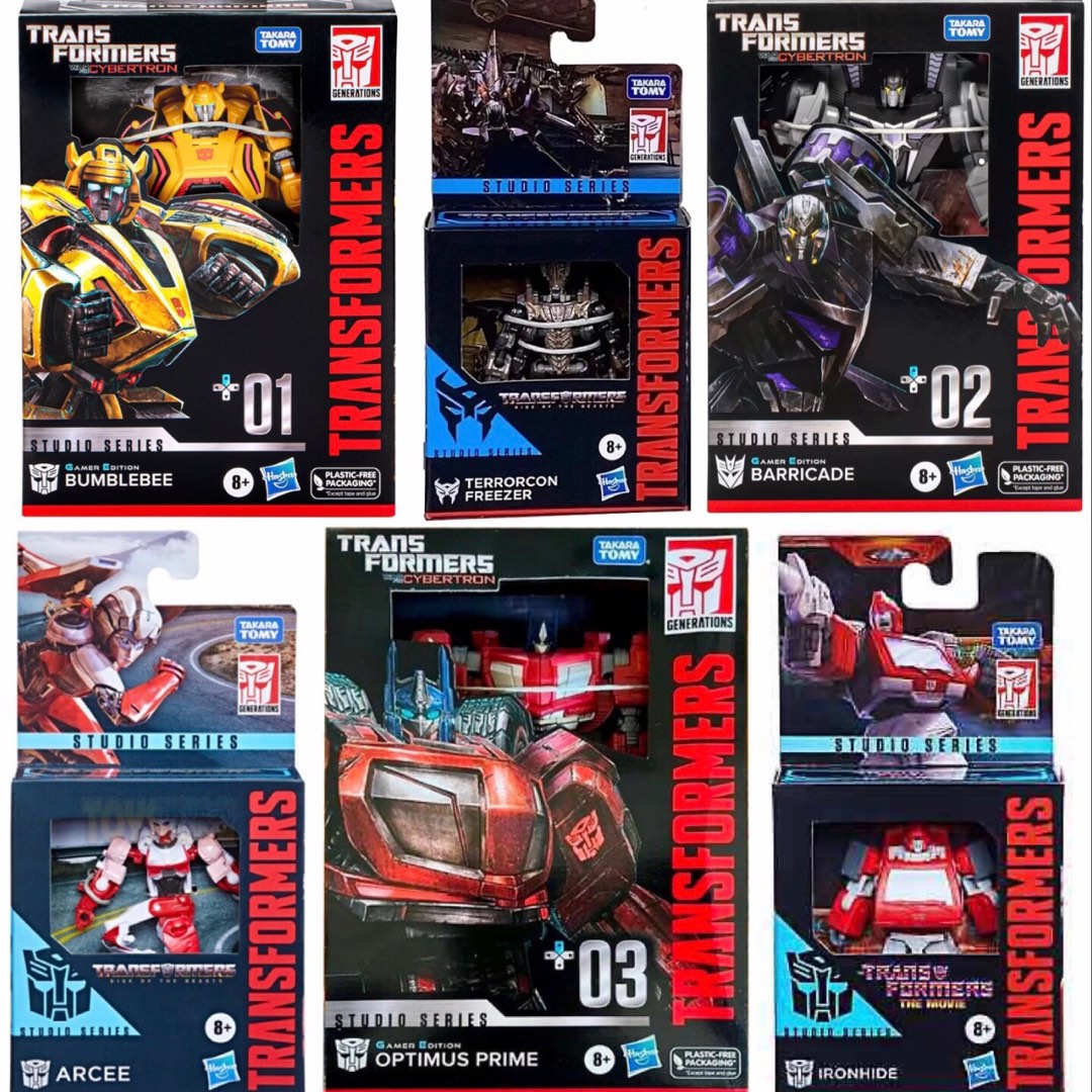 MISB Transformers Studio Series Core ROTB Terrorcon Freezer, Arcee ...