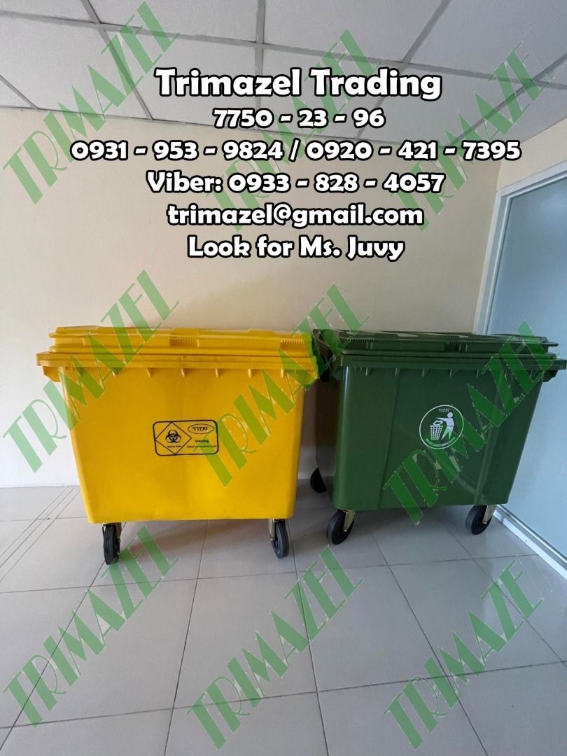 MOBILE TRASH BIN, Furniture & Home Living, Cleaning & Homecare Supplies ...