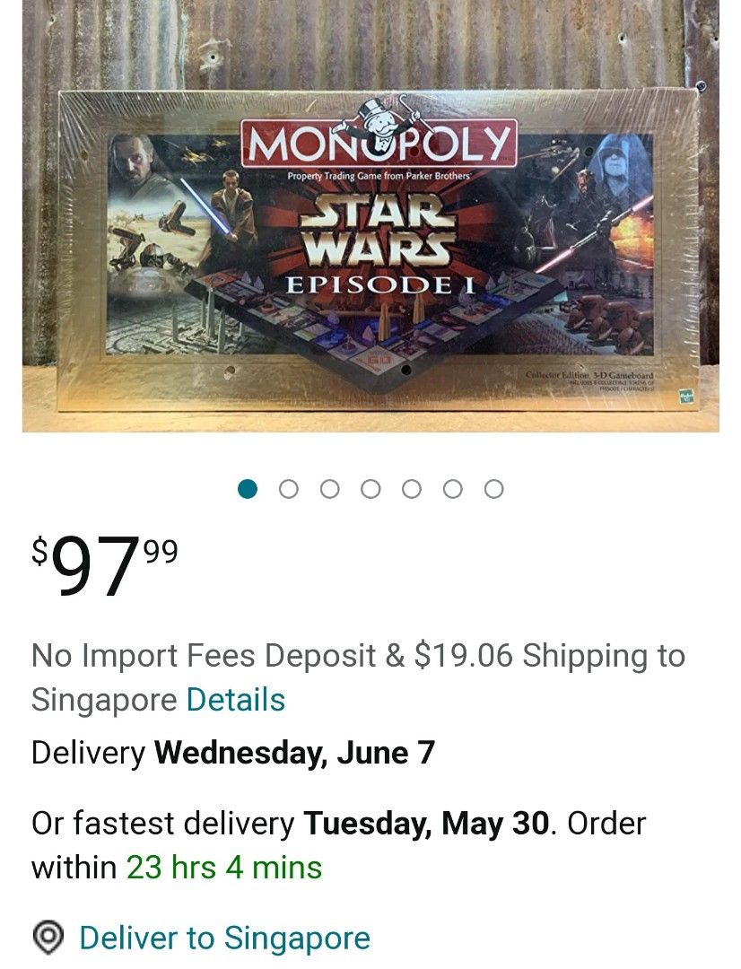 Monopoly STAR WARS EPISODE 1, Hobbies & Toys, Toys & Games on Carousell