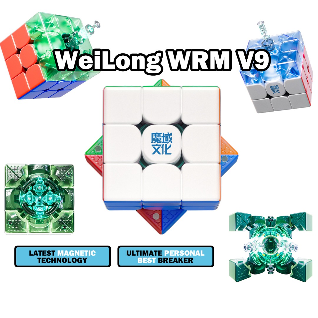 MoYu WeiLong WRM V9 Magnetic 3x3 Speedcube, Hobbies & Toys, Toys ...