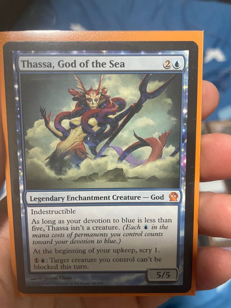 MTG Thassa, God of the Sea, Hobbies & Toys, Toys & Games on Carousell