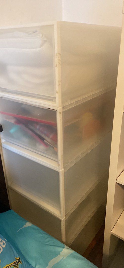MUJI stacking boxes - have 10sgd per box - Used, Furniture & Home ...