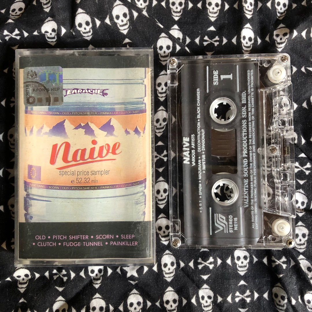 Naive Earache Records Compilation Kaset Cassette Tape, Hobbies & Toys ...