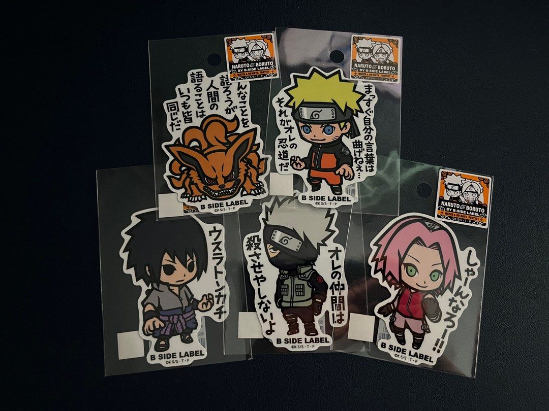Naruto Stickers Set from B SIDE LABEL, Hobbies & Toys, Memorabilia ...