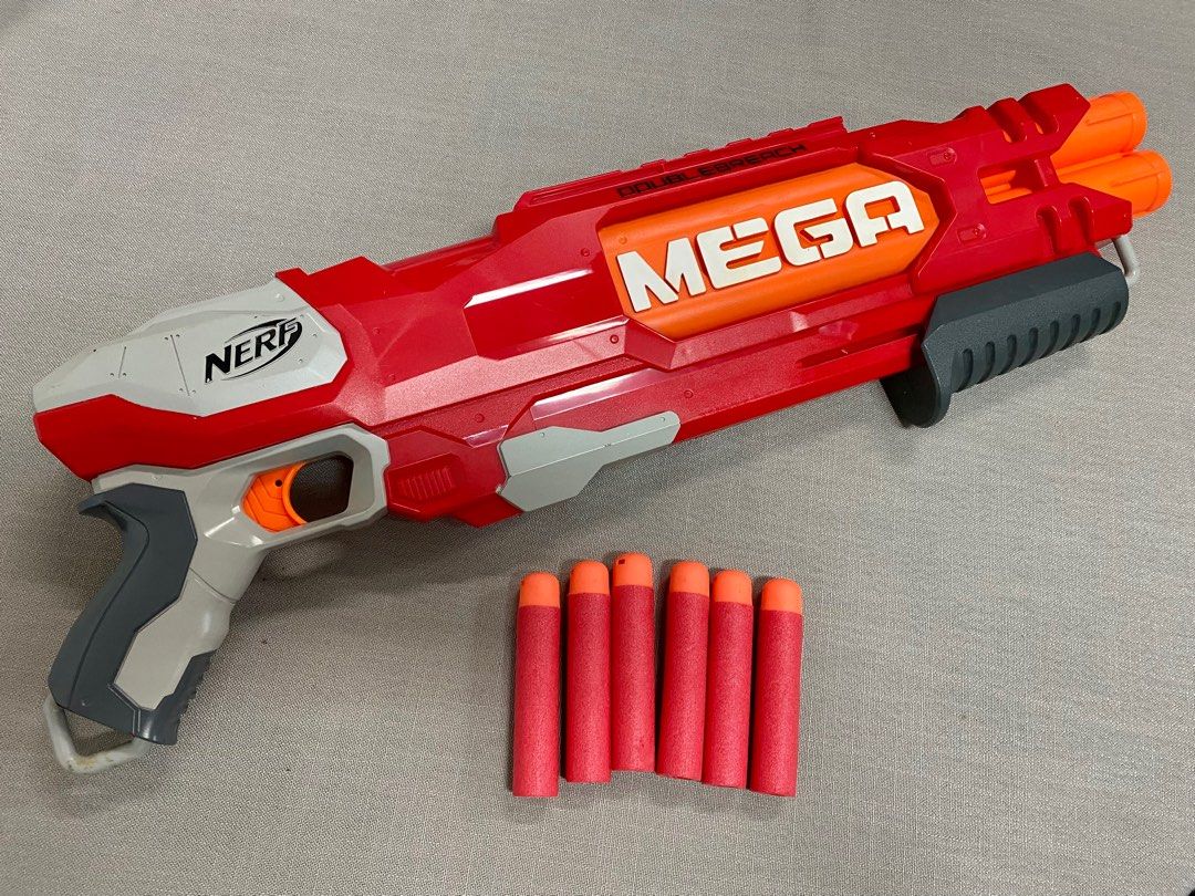 Nerf Gun Doublebreach Blaster, Hobbies & Toys, Toys & Games on Carousell