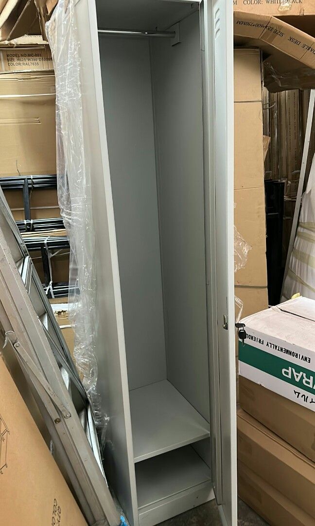 New display set..1 door locker with cloth hanger. key lock only $90, no ...