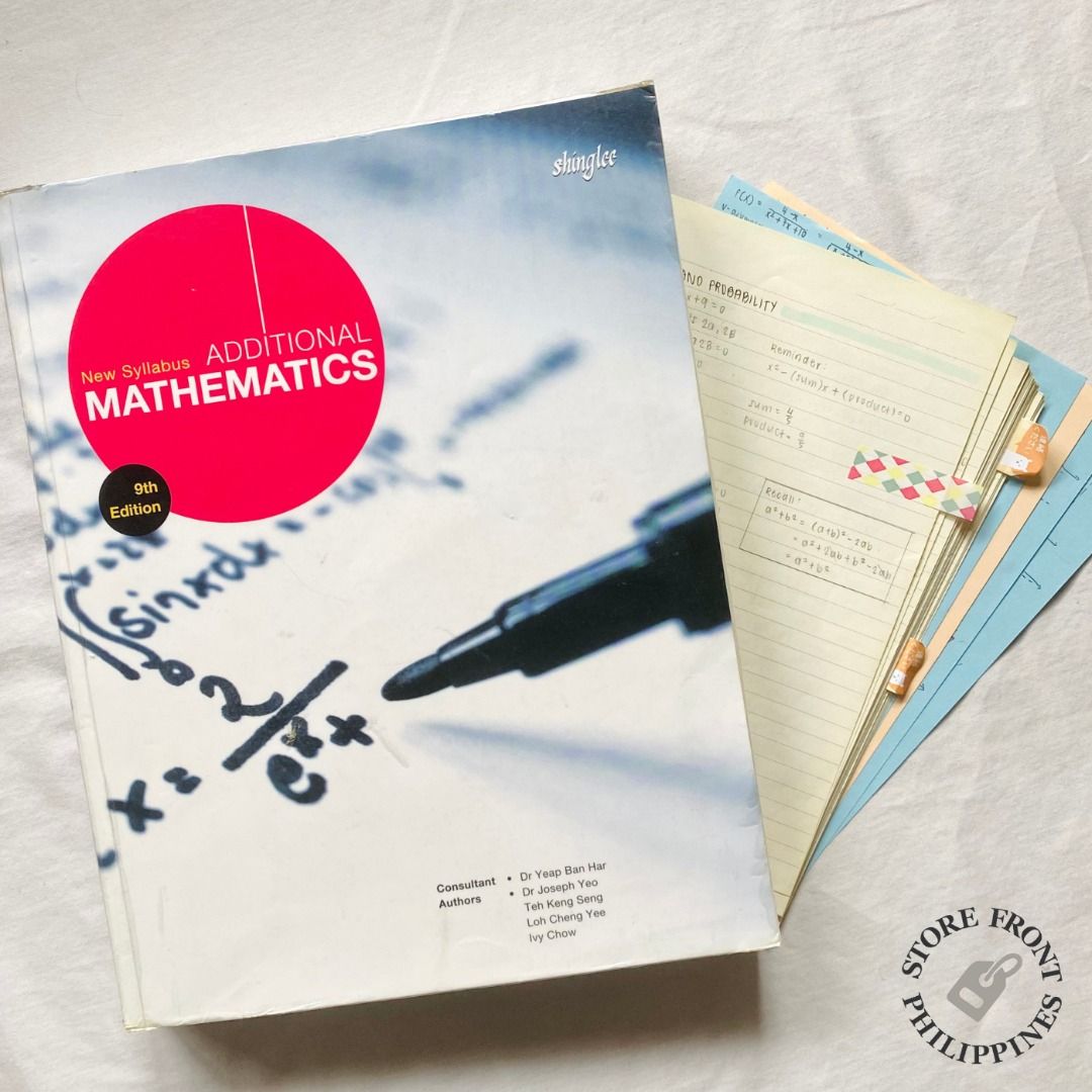 New Syllabus Additional Mathematics 9th Edition - Dr. Joseph Yeo, et al ...