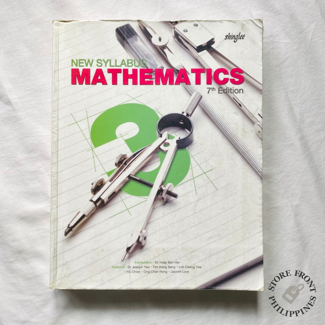 New Syllabus Mathematics 3 7th Edition - Dr. Joseph Yeo, et al ...