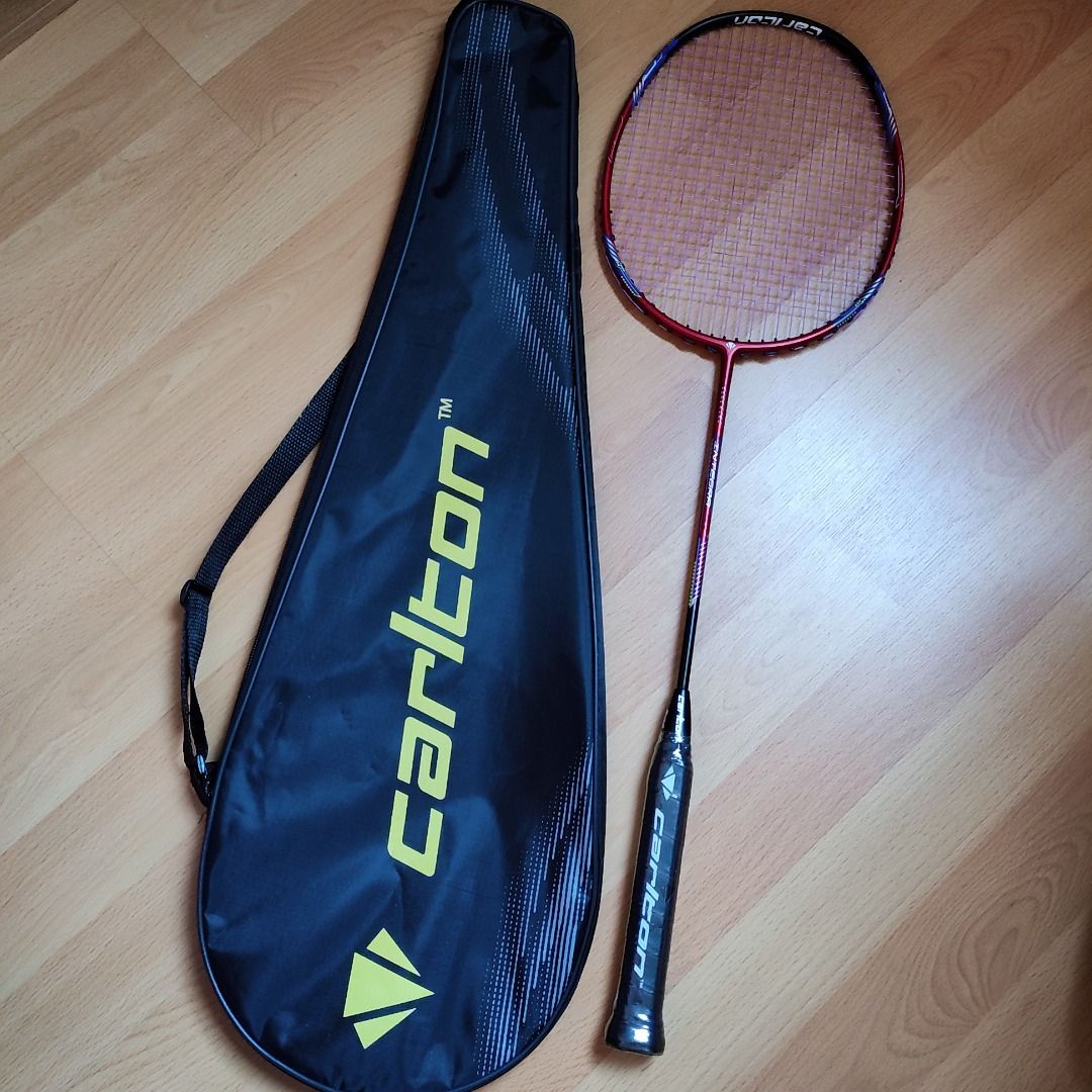 New UK Carlton Badminton Racket & Bag, Sports Equipment, Sports & Games ...