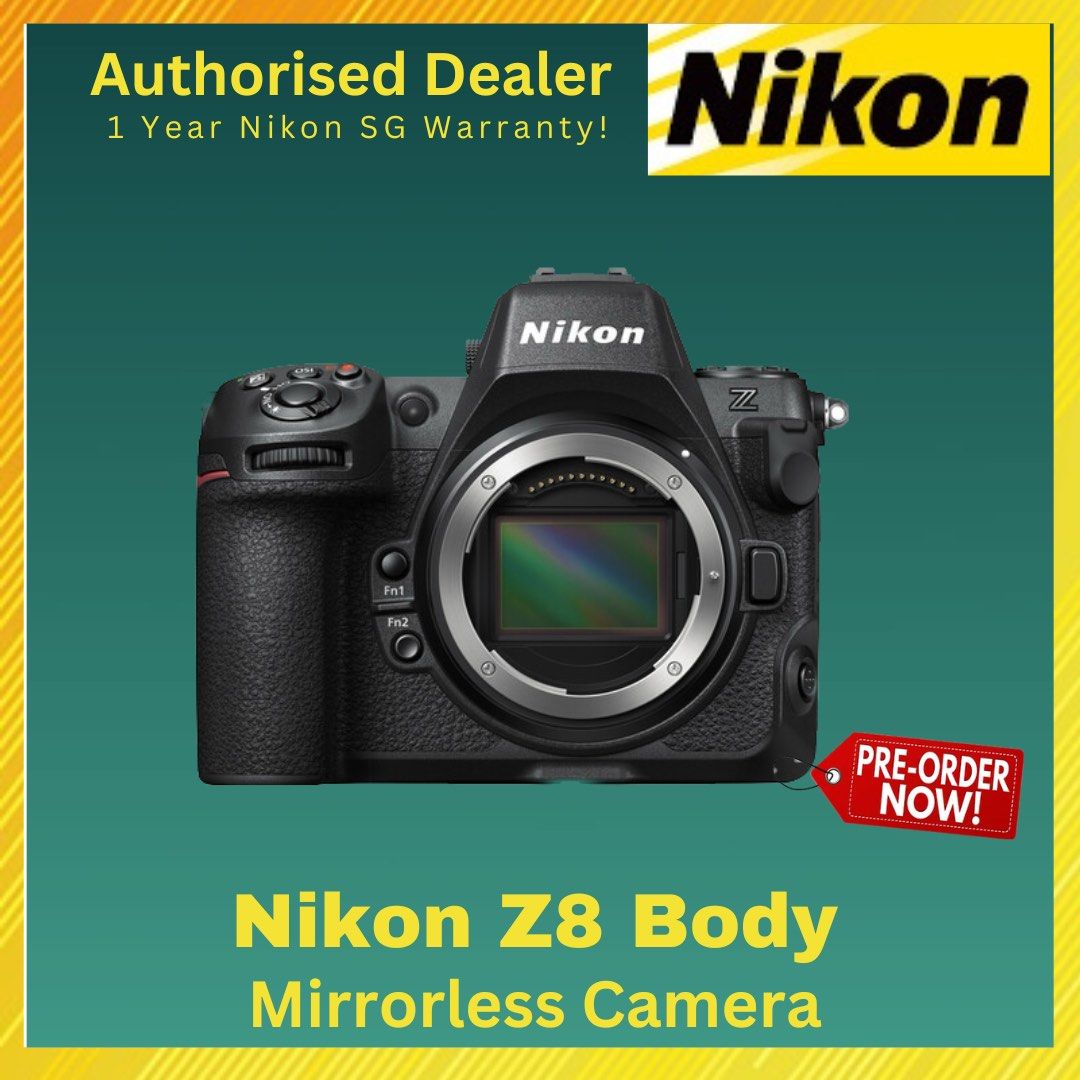 Nikon Z8 Mirrorless Camera Body Only, Photography, Cameras on Carousell