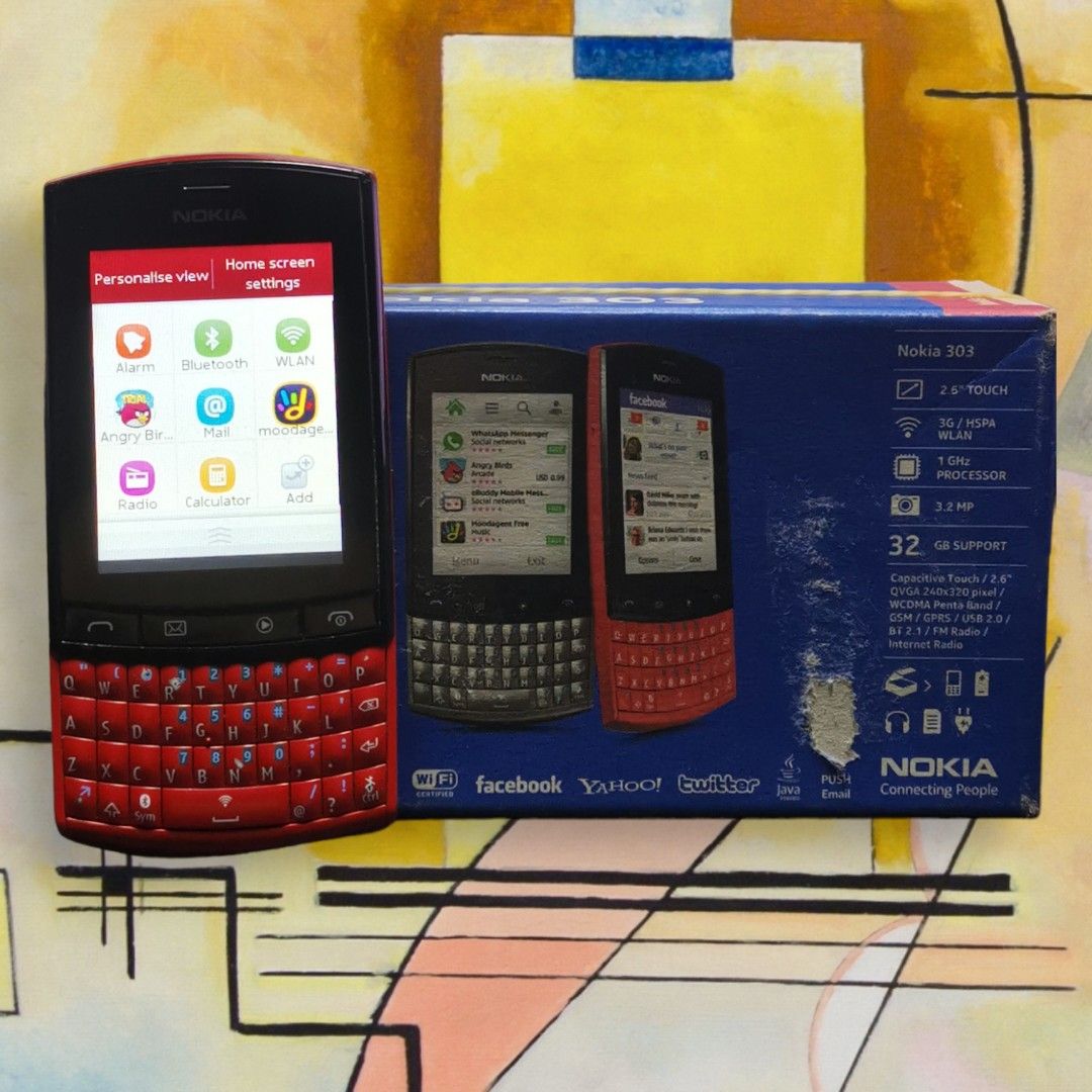 NOKIA Asha 303 Unit and Box Only *18458 on Carousell