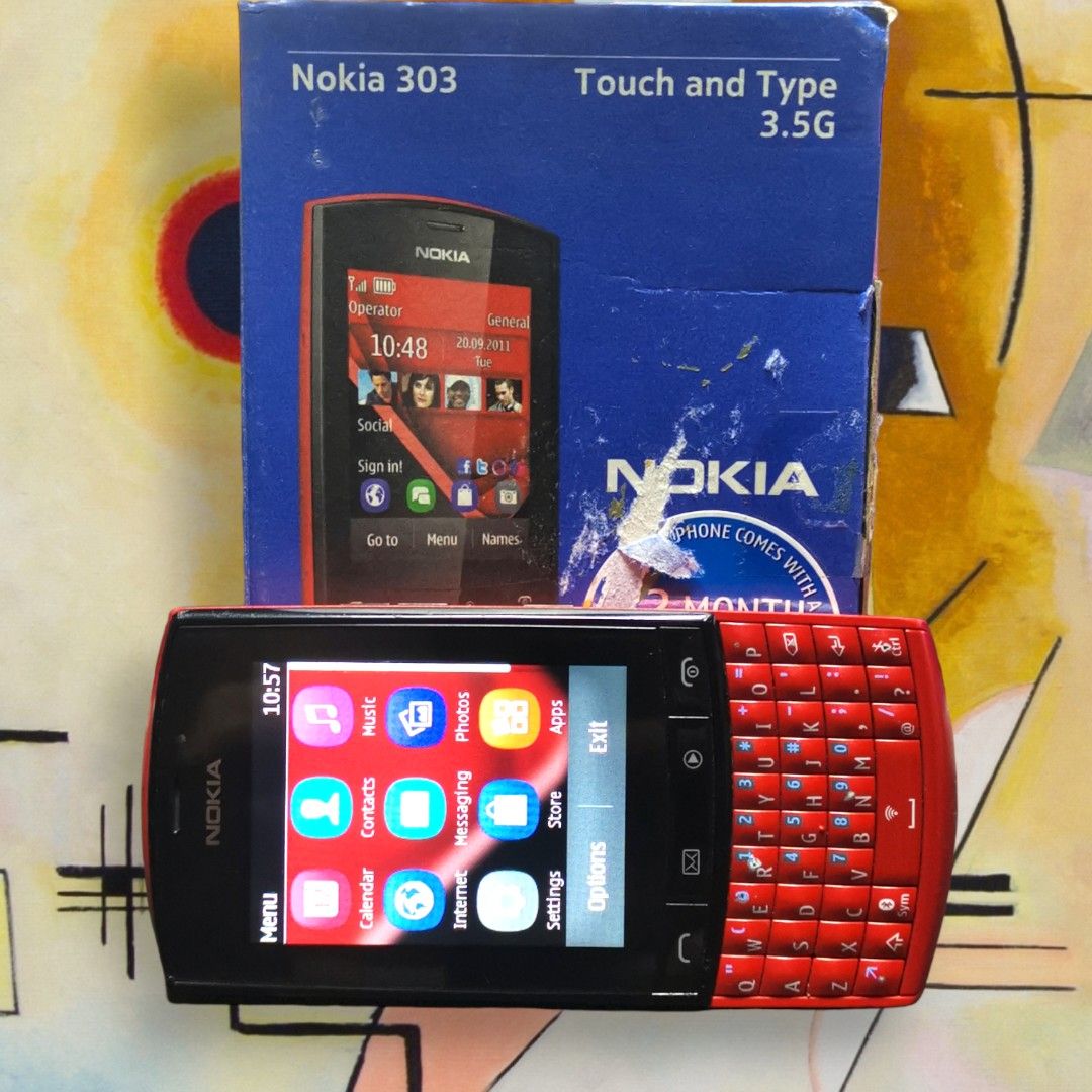 NOKIA Asha 303 Unit and Box Only *18458 on Carousell