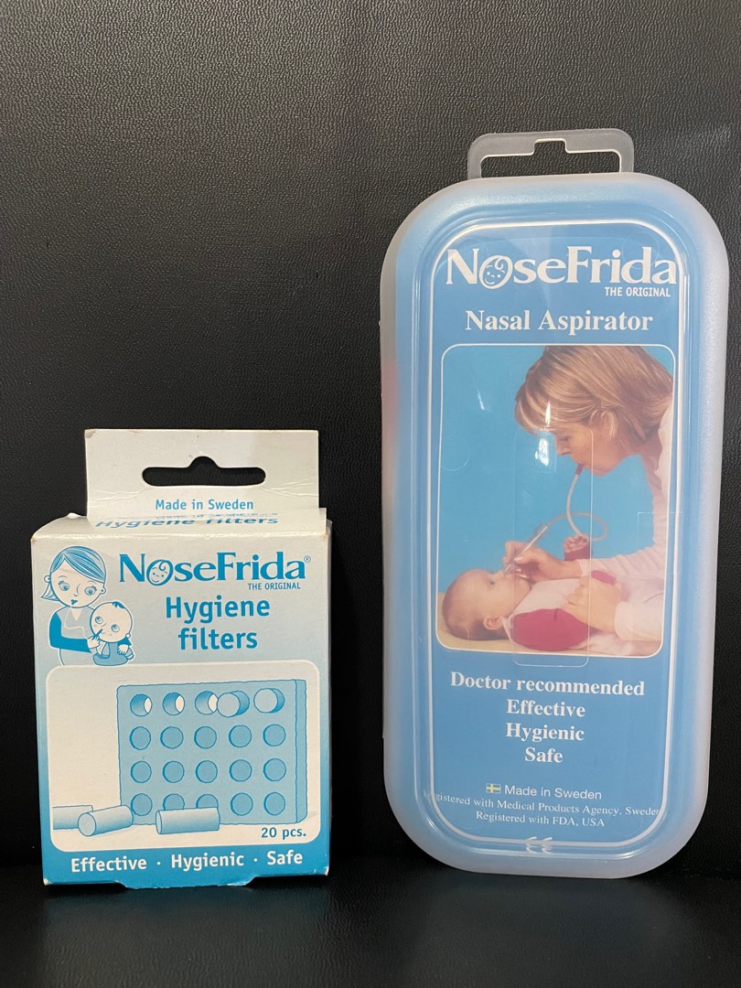 NoseFrida Nasal Aspirator + Filters, Babies & Kids, Bathing & Changing ...