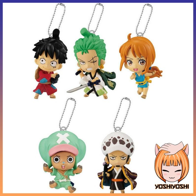 One Piece Gashapon Capsule Collection Figure Wano Kuni Edition Set of 5 ...