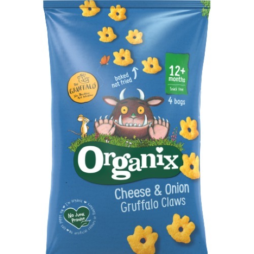 Organix Gruffalo Claws 4 X 15g 3 Different Flavors Food And Drinks Packaged And Instant Food On