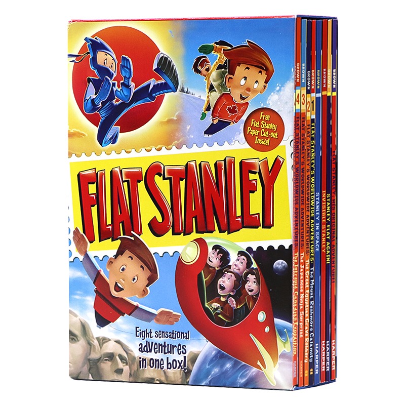 Original Flat Stanley Worldwide Adventures (8 Books), Hobbies & Toys ...