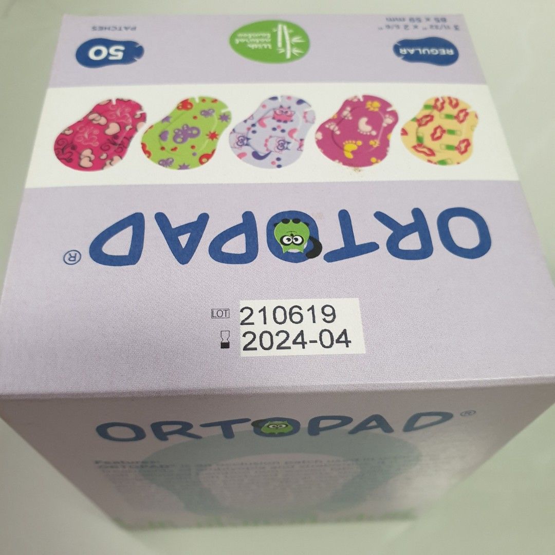 Ortopad Eyepatch for Lazy Eyes 49 pcs Made in Italy, Health & Nutrition ...