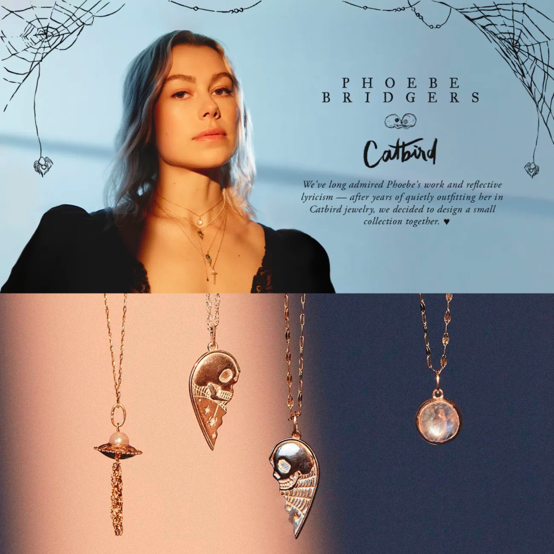 Phoebe Bridgers x Catbird Necklaces, Women's Fashion, Jewelry ...