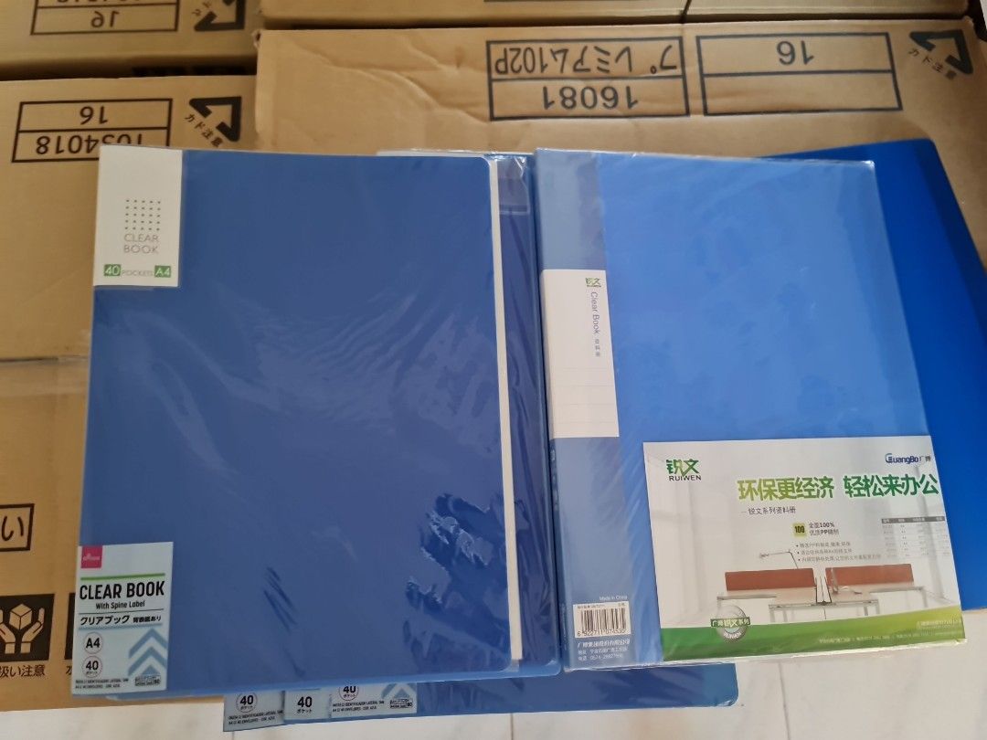 A4 Pocket file, Hobbies & Toys, Stationery & Craft, Stationery & School ...