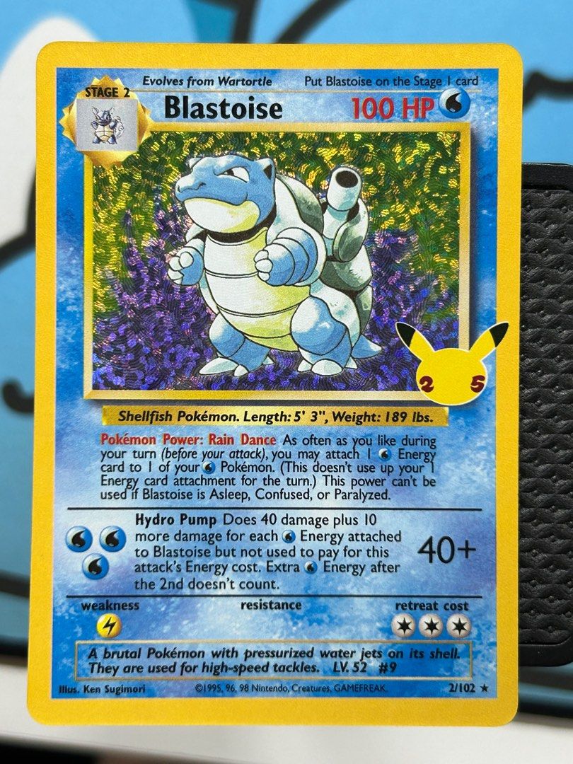 Pokemon Celebrations Blastoise, Hobbies & Toys, Toys & Games on Carousell