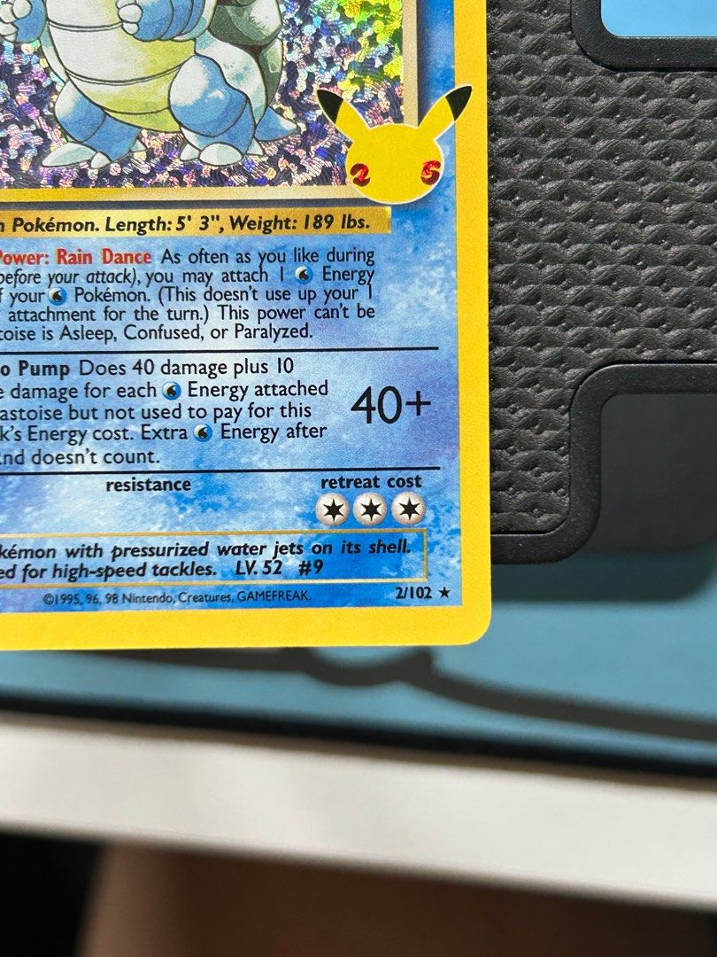 Pokemon Celebrations Blastoise, Hobbies & Toys, Toys & Games on Carousell