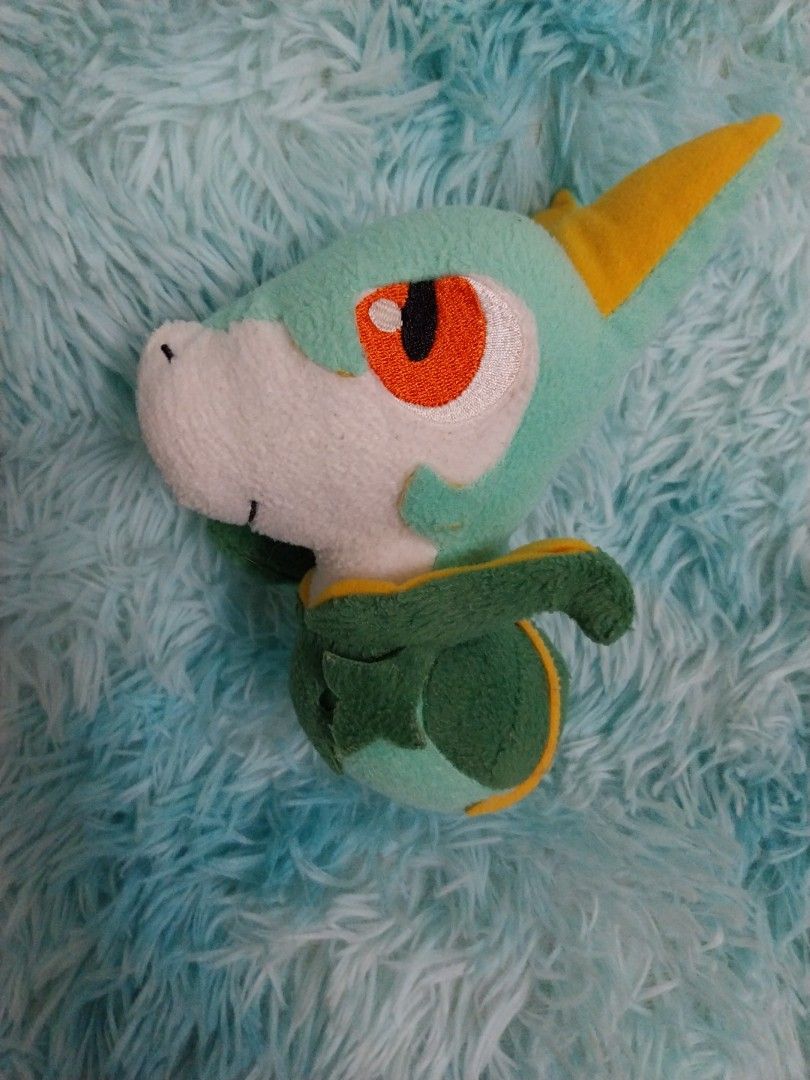 Pokemon snivy servine serperior combo plush keychain, Hobbies & Toys ...