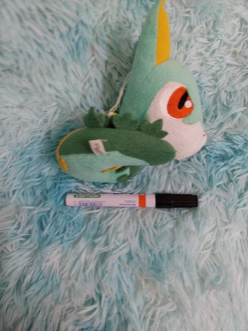 Pokemon snivy servine serperior combo plush keychain, Hobbies & Toys ...