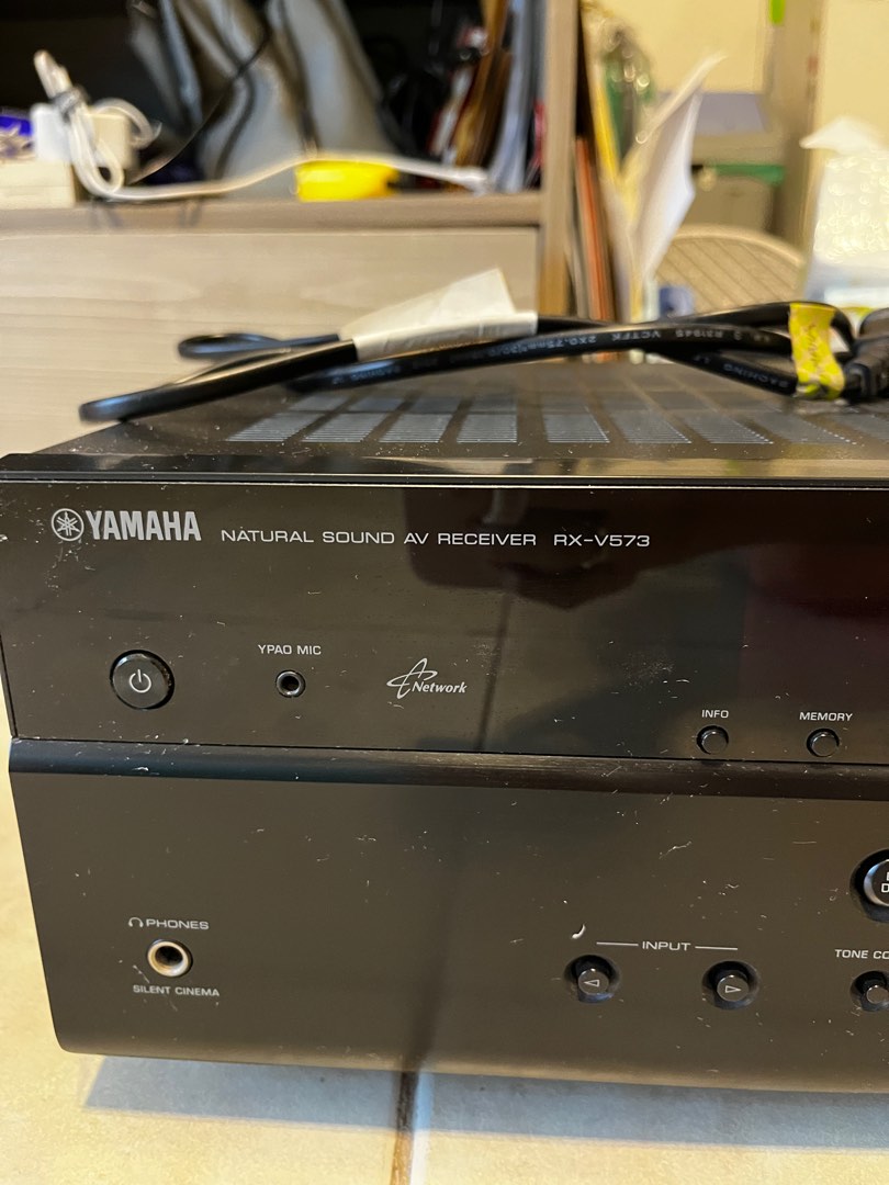 Pre loved Yamaha Av Receiver RX V573, Audio, Soundbars, Speakers ...