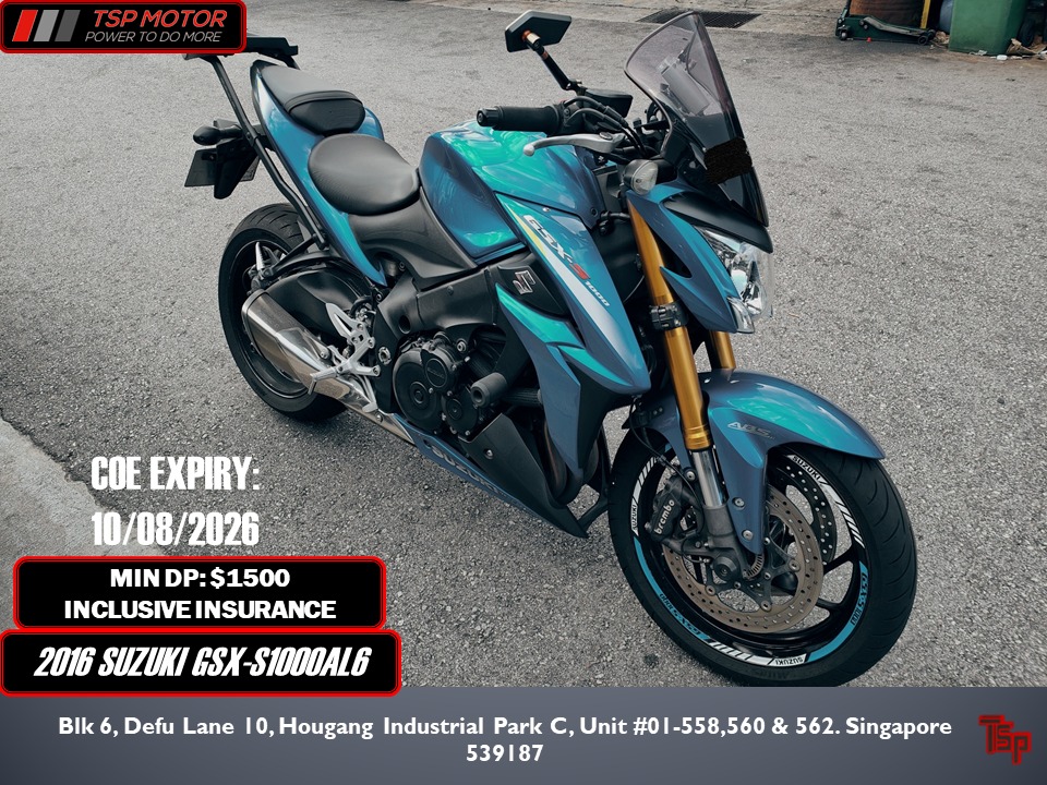 PRE-OWNED 2016 SUZUKI GSX-S1000AL6, Motorcycles, Motorcycles for Sale ...