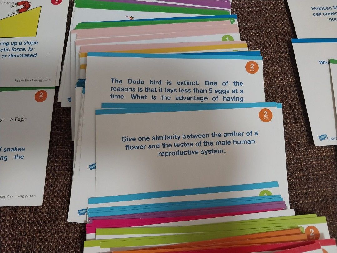 PSLE Flash cards Science, Hobbies & Toys, Books & Magazines, Assessment ...