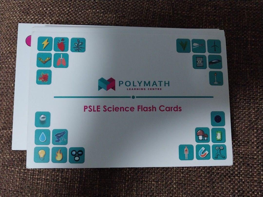 PSLE Flash cards Science, Hobbies & Toys, Books & Magazines, Assessment ...