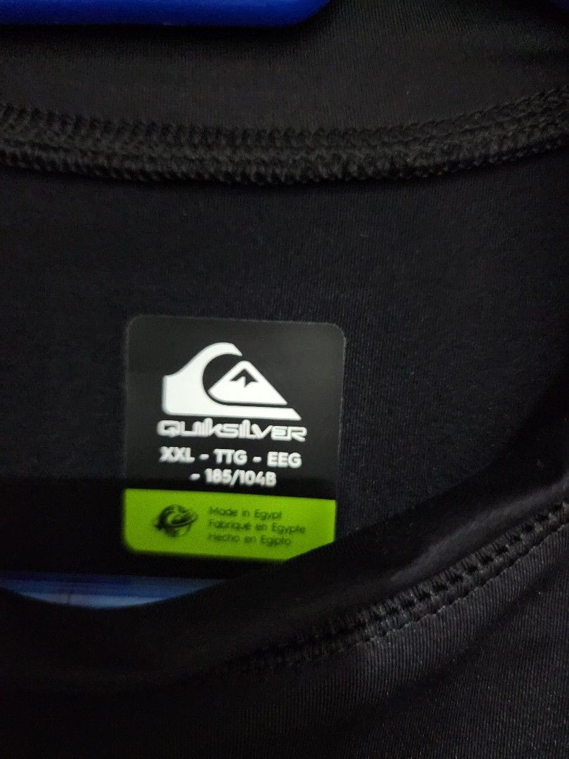 Quicksilver All time SS Apac Rashguard, Men's Fashion, Tops & Sets ...