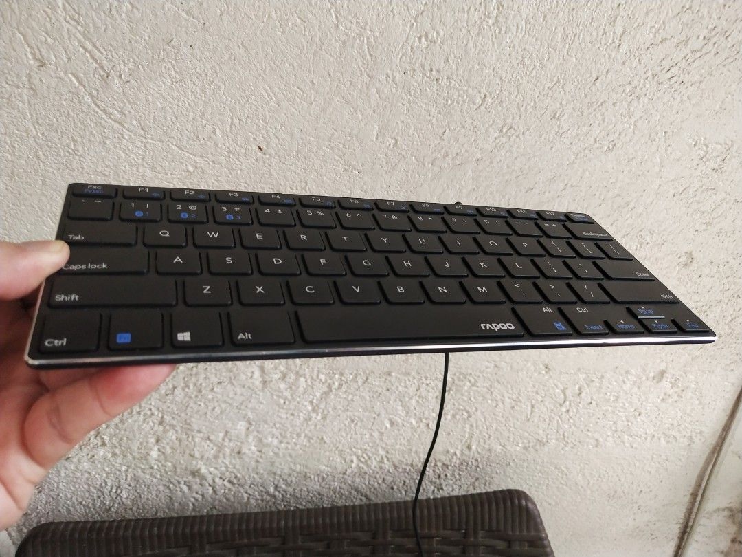 RAPOO E6080 Ultra Slim Wireless Compact and Rechargeable Bluetooth ...