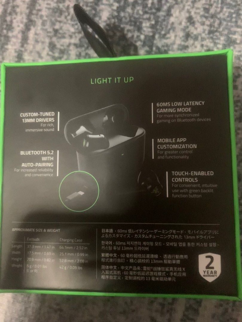 Razor Hammerhead True Wireless X, Audio, Earphones on Carousell