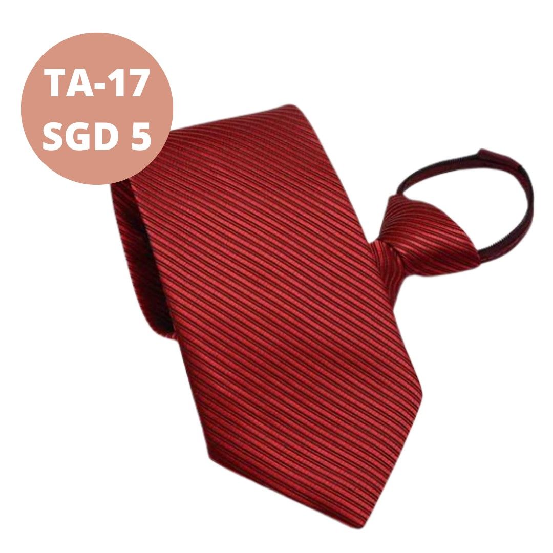 Red Stripe Line Pattern Tie Classic Formal Suit For Men [FREE MAILING ...