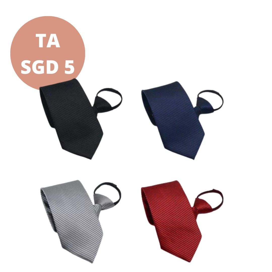 Red Stripe Line Pattern Tie Classic Formal Suit For Men [FREE MAILING ...