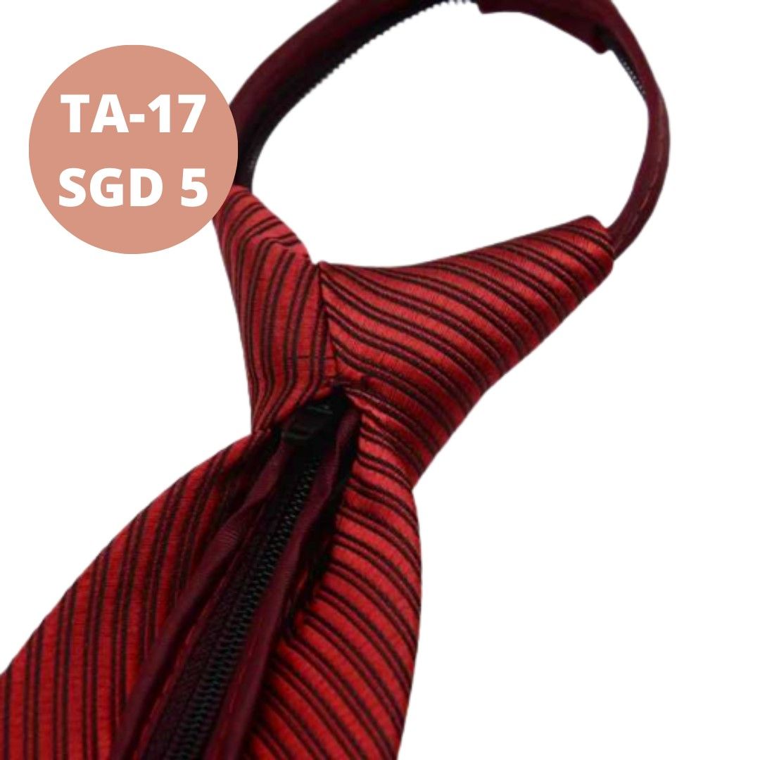 Red Stripe Line Pattern Tie Classic Formal Suit For Men [FREE MAILING ...