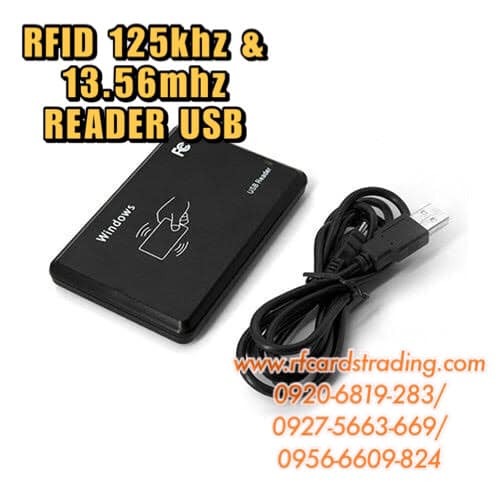 RFID READER 125KHZ AND 13.56MHZ CONTACTLESS NFC CARDS on Carousell