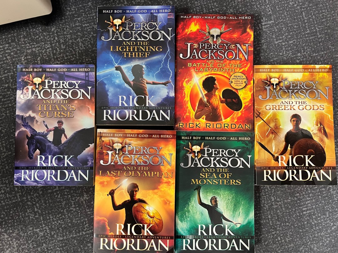 Rick Jordan - Percy Jackson Collection, 興趣及遊戲, 書本 & 文具, 小說 & 故事書 ...