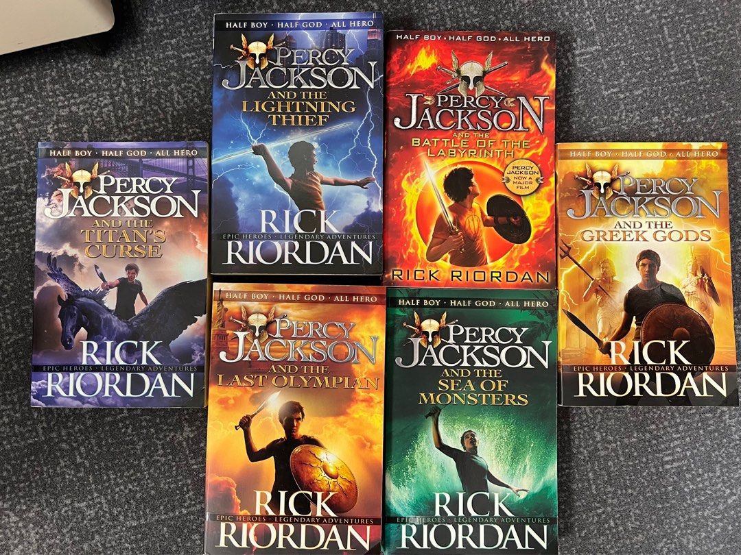 Rick Jordan - Percy Jackson Collection, 興趣及遊戲, 書本 & 文具, 小說 & 故事書 ...