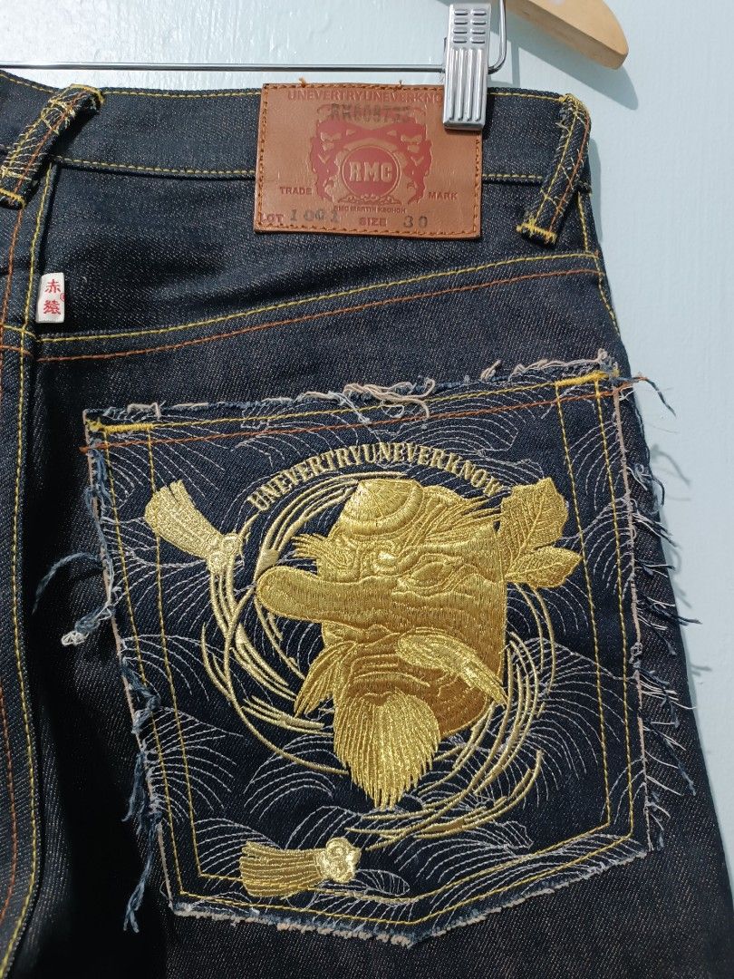 RMC selvedge japan, Men's Fashion, Bottoms, Jeans on Carousell