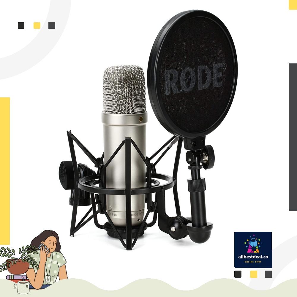 Rode NT1-A Anniversary Vocal Cardioid Condenser Microphone Package ...