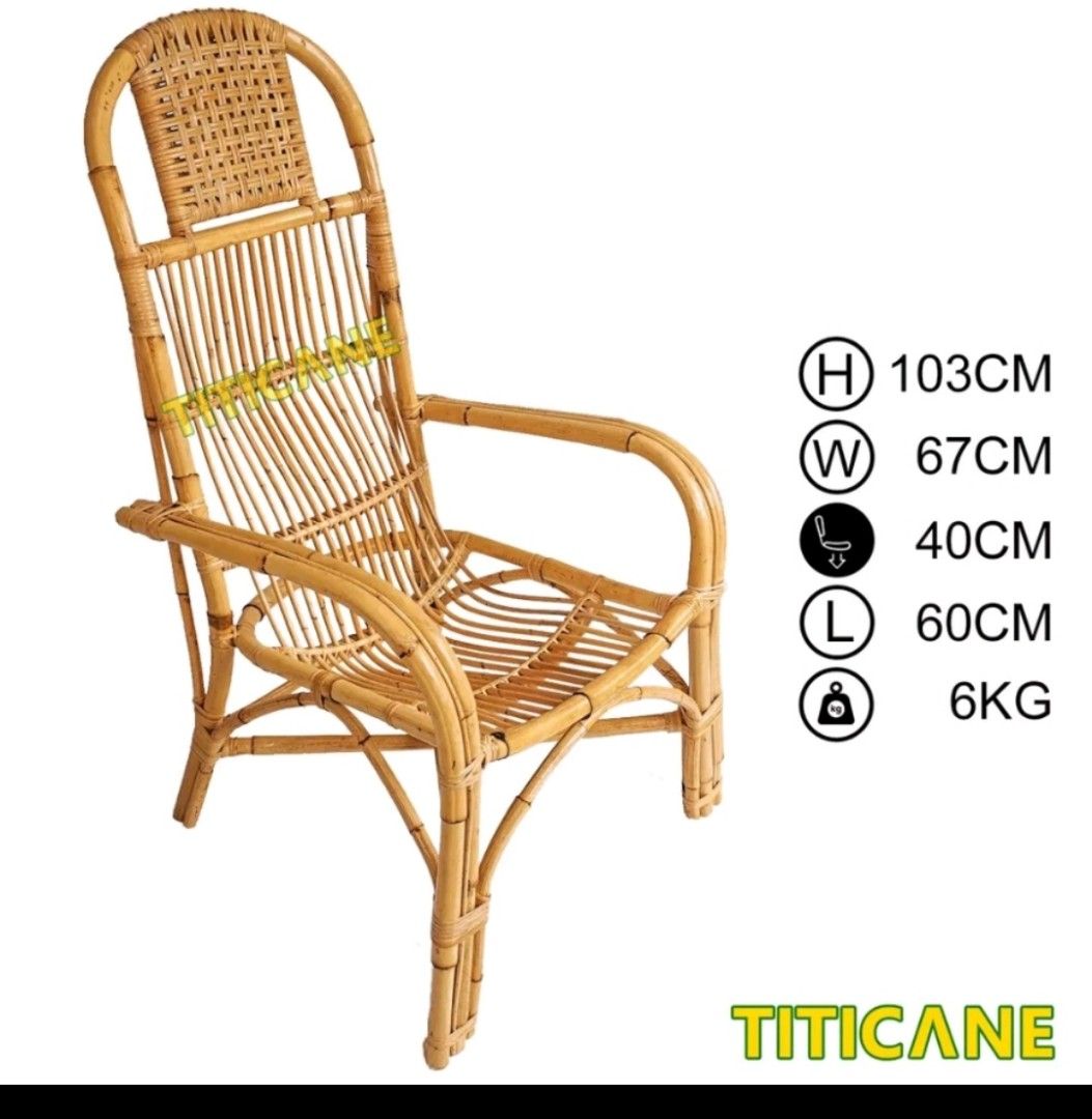 Rotan Chair, Furniture & Home Living, Furniture, Chairs on Carousell