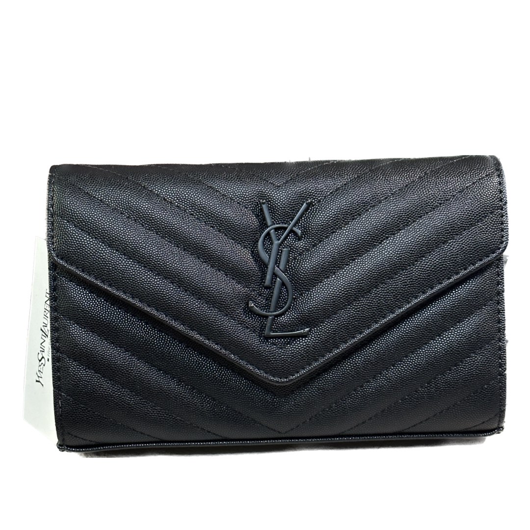 Saint Laurent Monogram Envelope All black on Carousell