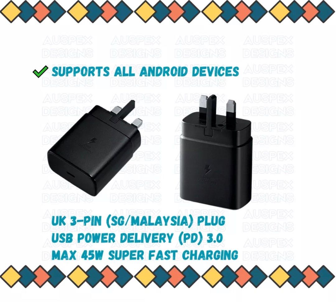 Samsung Super Fast Charger SFC 2.0 - 45W, Mobile Phones & Gadgets, Mobile & Gadget Accessories ...