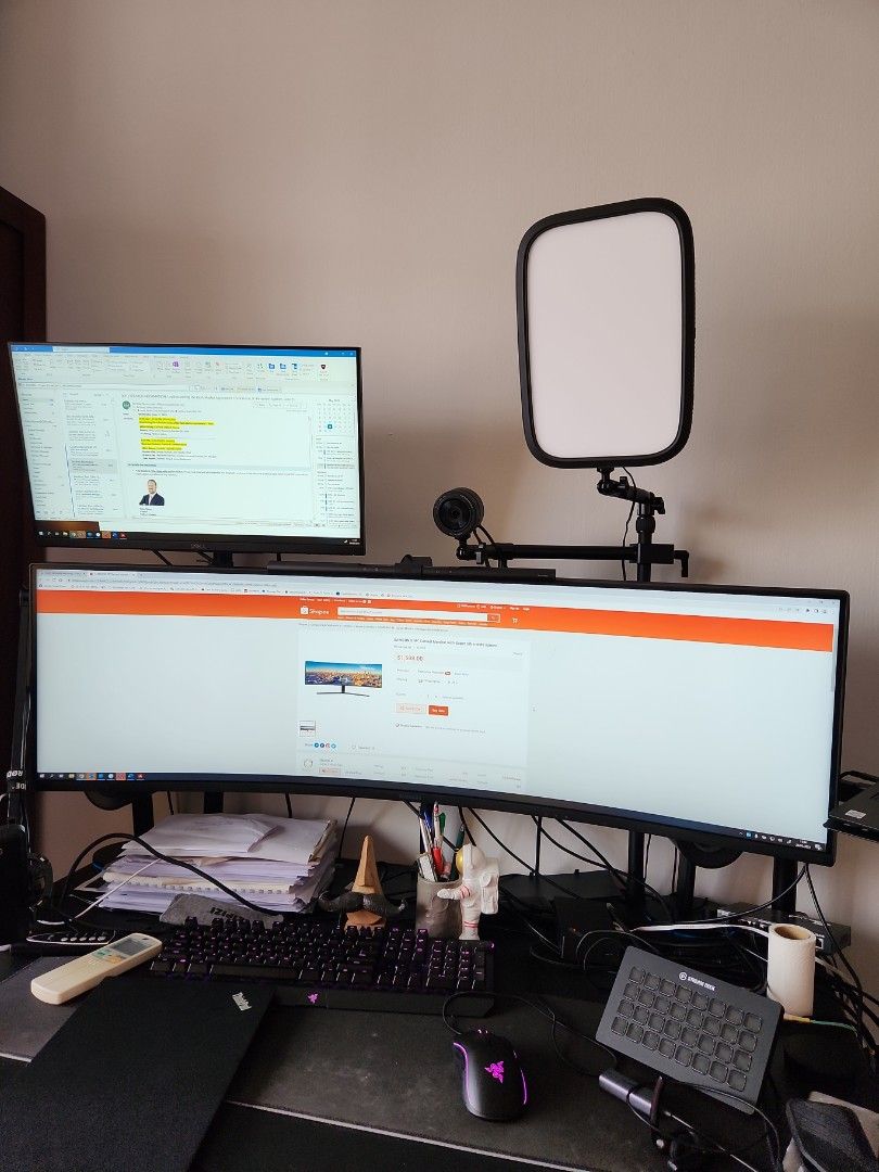 Samsung Super Ultrawide 49 inch curved monitor, Computers & Tech, Parts ...