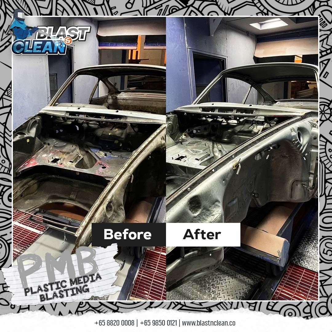 Sand Blasting - Plastic Media Blasting on Porsche 911 SC, Car ...