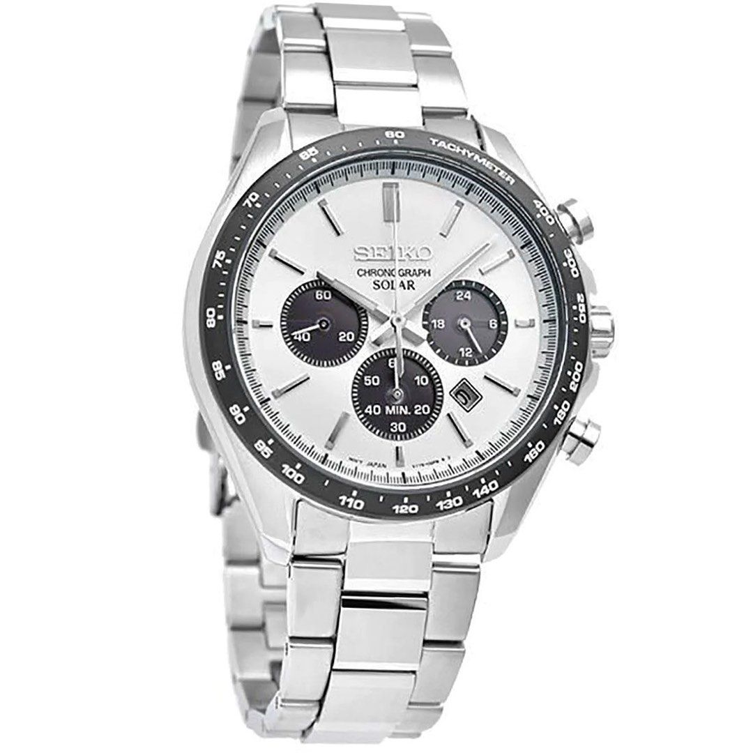 Seiko Chronograph Solar, Luxury, Watches on Carousell